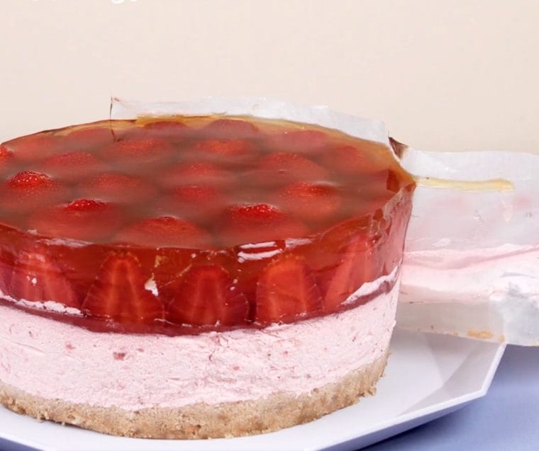 Strawberry Jello Cheesecake Recipe
