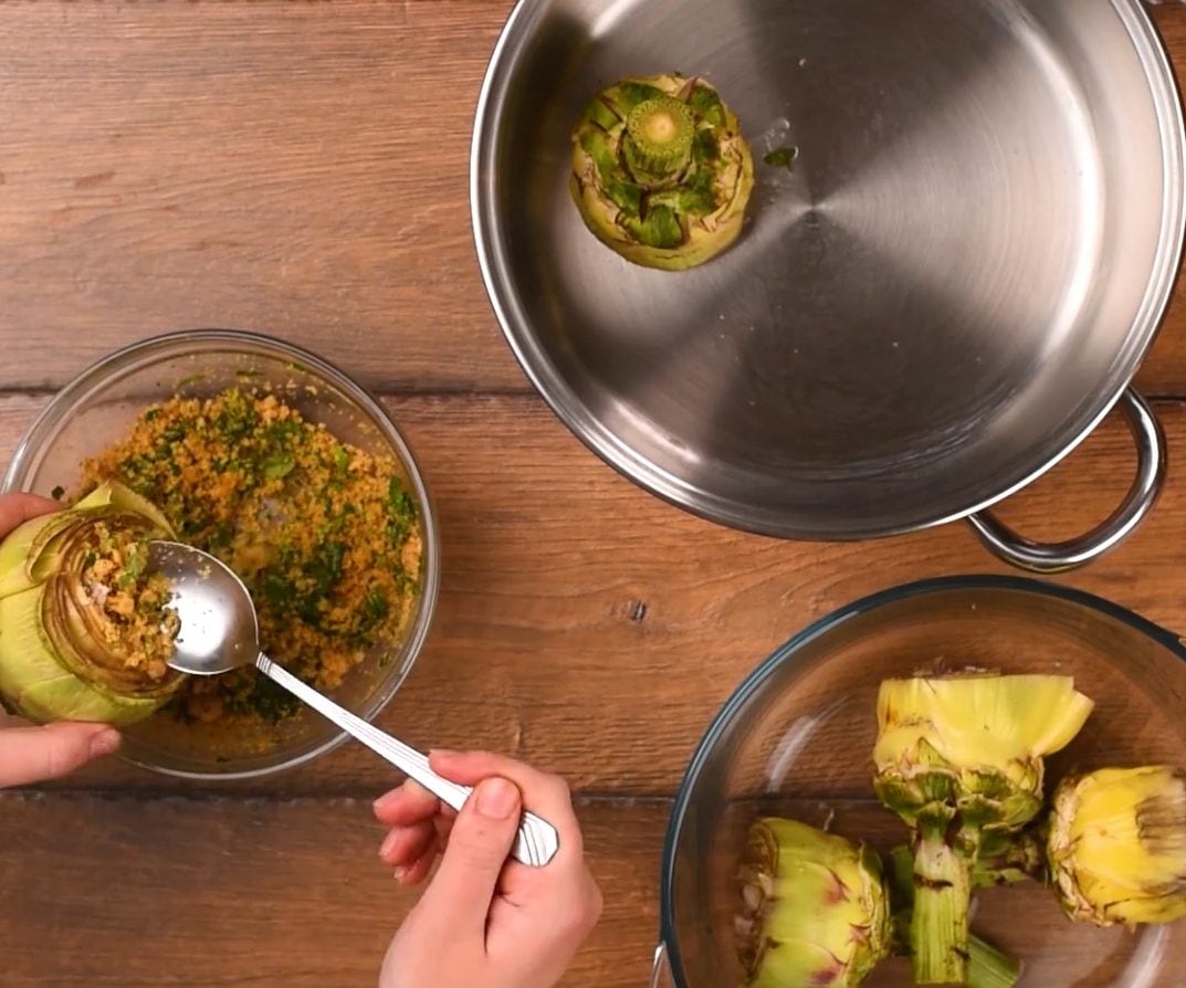 Roman-Style Artichokes (Carciofi Alla Romana)