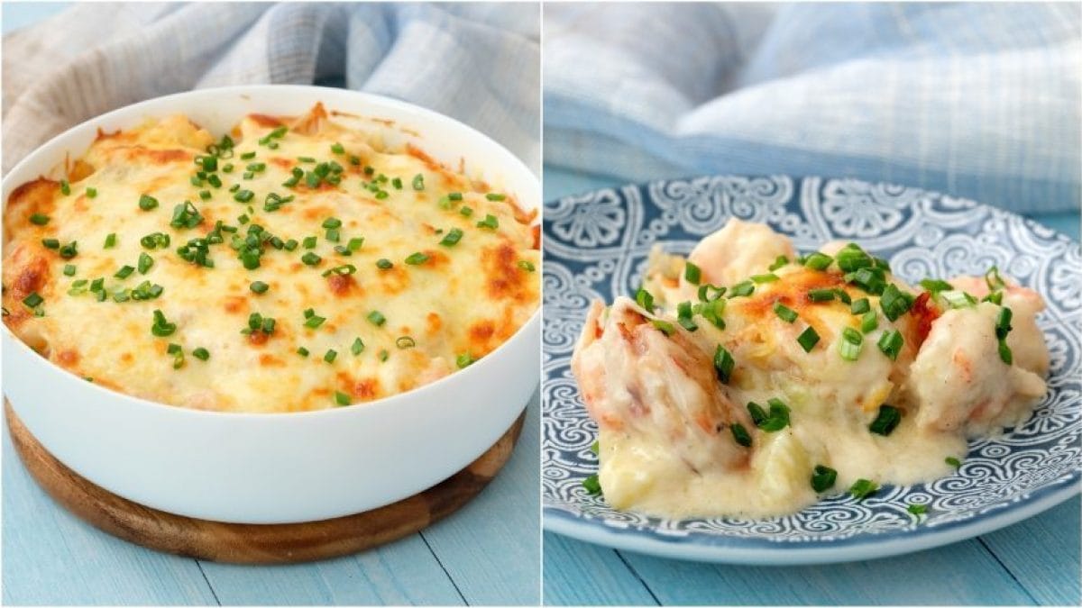 Seafood Potato Au Gratin Recipe