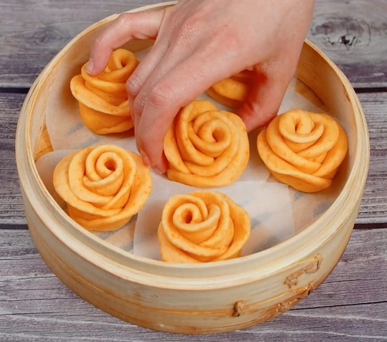 Steamed Rose Bun Recipe
