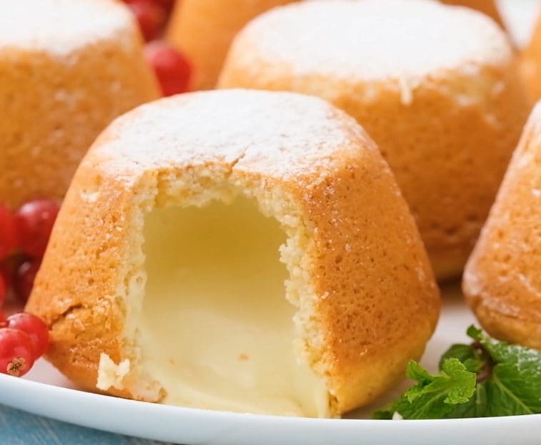 White Chocolate Lava Cakes Recipe