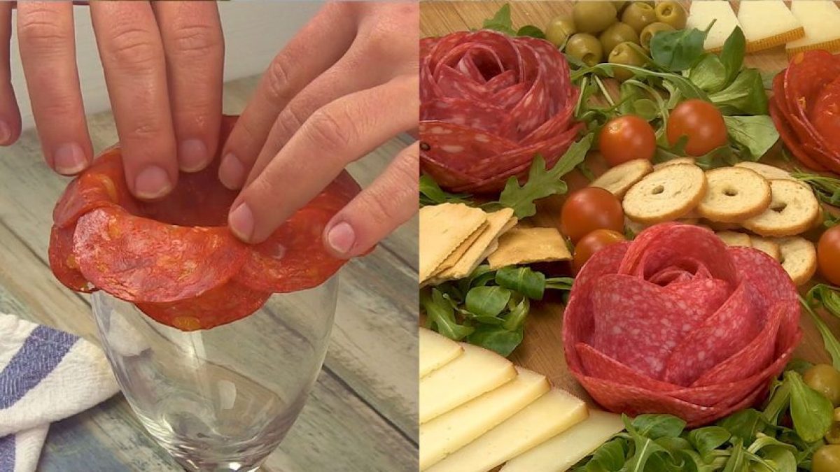 How To Make Salami Roses