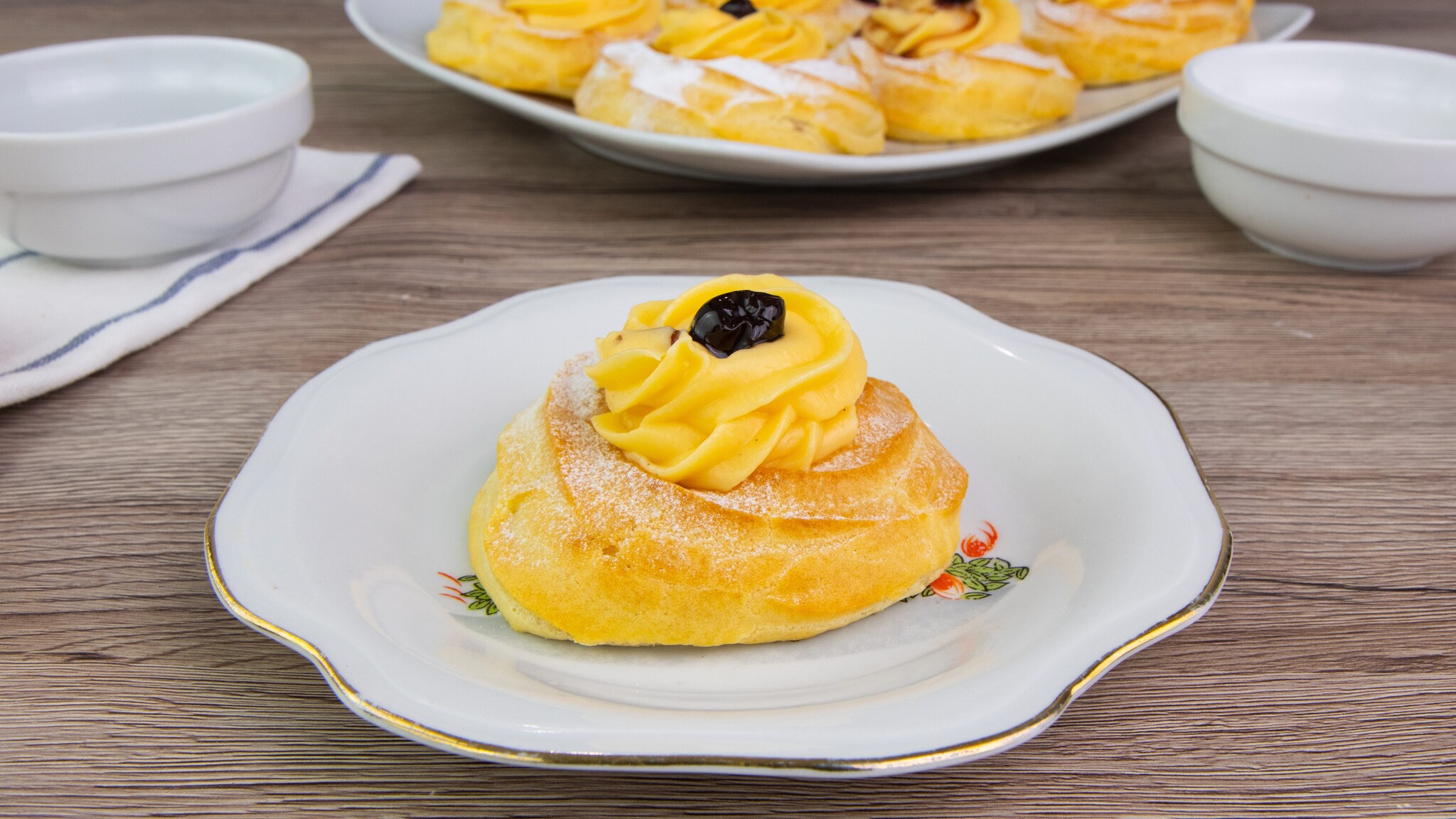 Baked Zeppole Di San Giuseppe Recipe