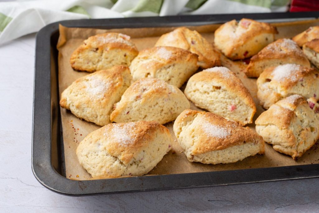 Rhubarb Scones Recipe