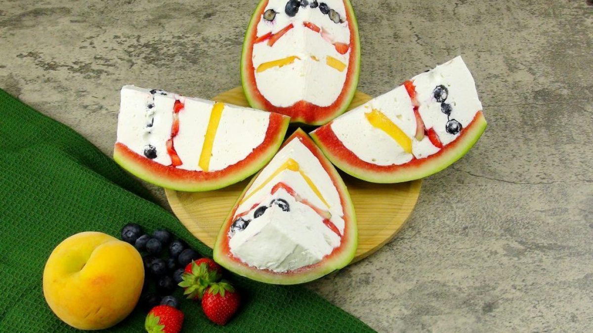 Cheesecake-Filled Watermelon Recipe