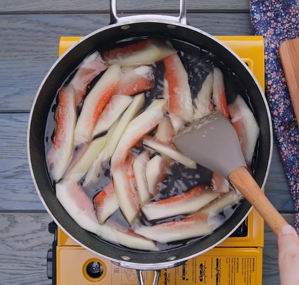 Candied Watermelon Rind Recipe