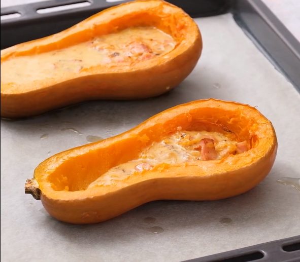 Breakfast Stuffed Butternut Squash Recipe