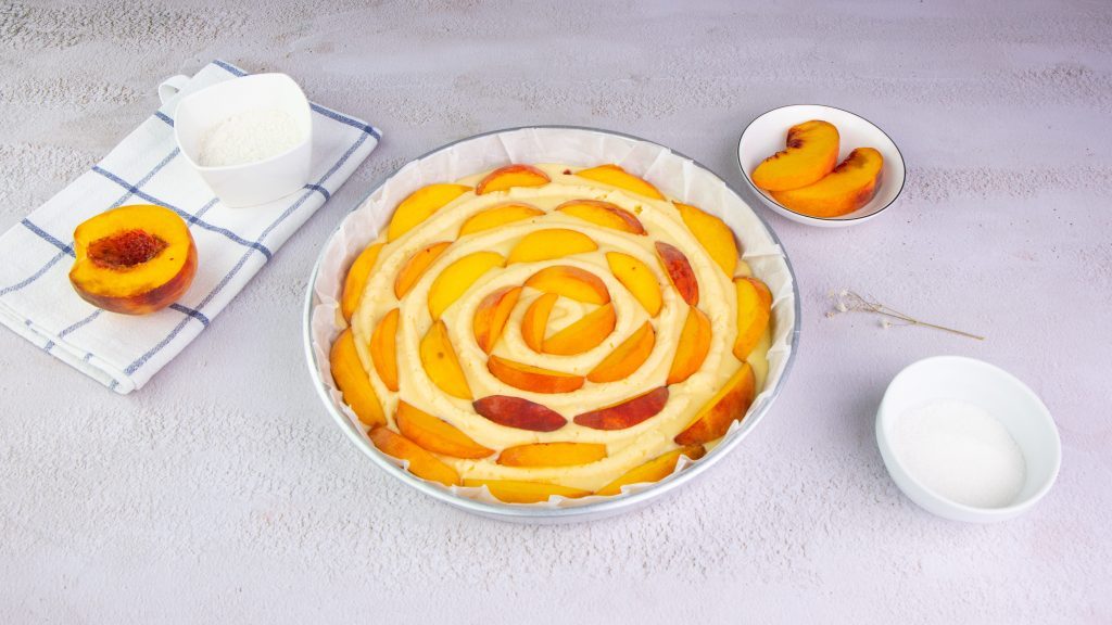 Peach And Cream Cake Recipe