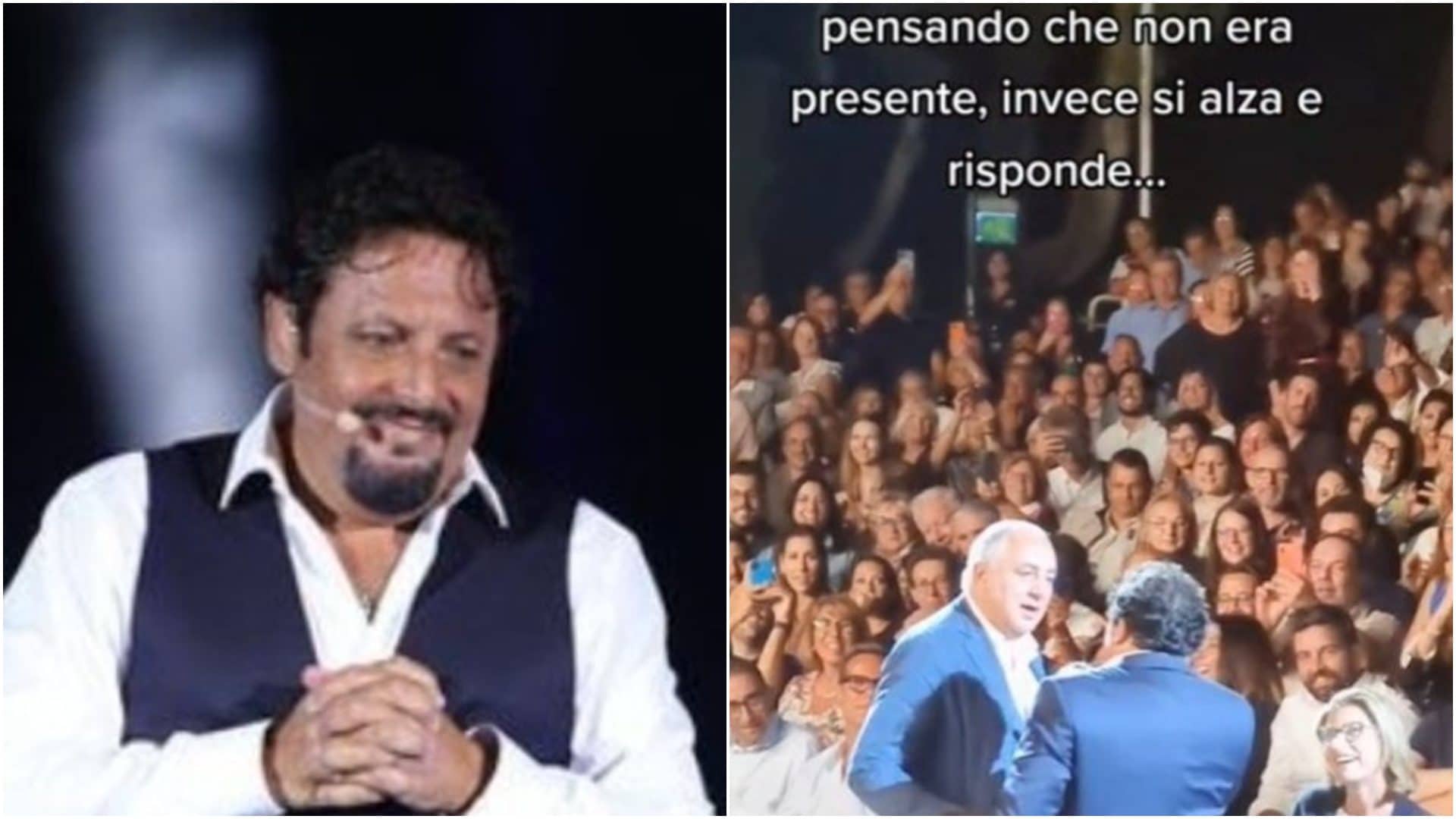 Brignano, gag con il sindaco di Palermo: "Quando ripuliamo 'sta città?"