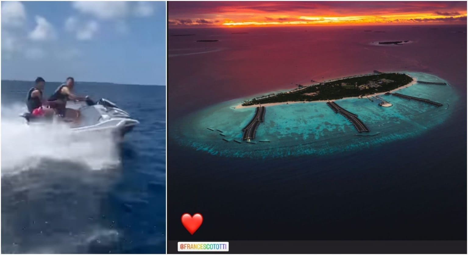 Vacanze di Natale alle Maldive per Francesco Totti e Noemi Bocchi, le ...