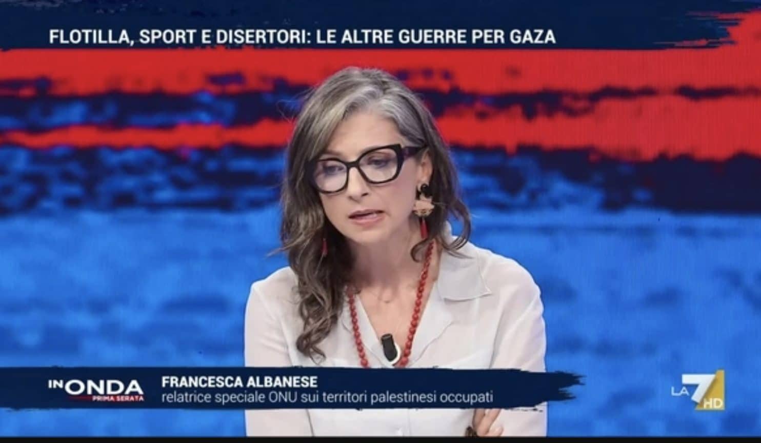 Francesca Albanese dopo In Onda: "Rispetto Segre, ma il suo dolore non ...
