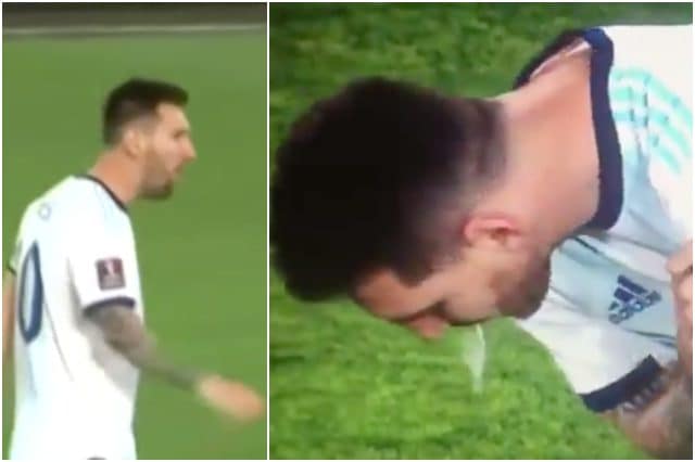 Lionel Messi, conati di vomito in campo durante Argentina-Paraguay
