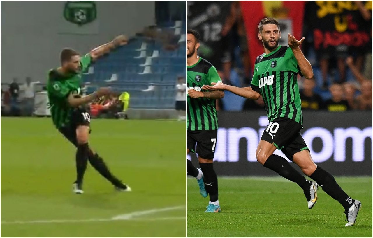 Super Gol Al Volo Di Berardi Mimmo Festeggia Il Rinnovo E Decide Con