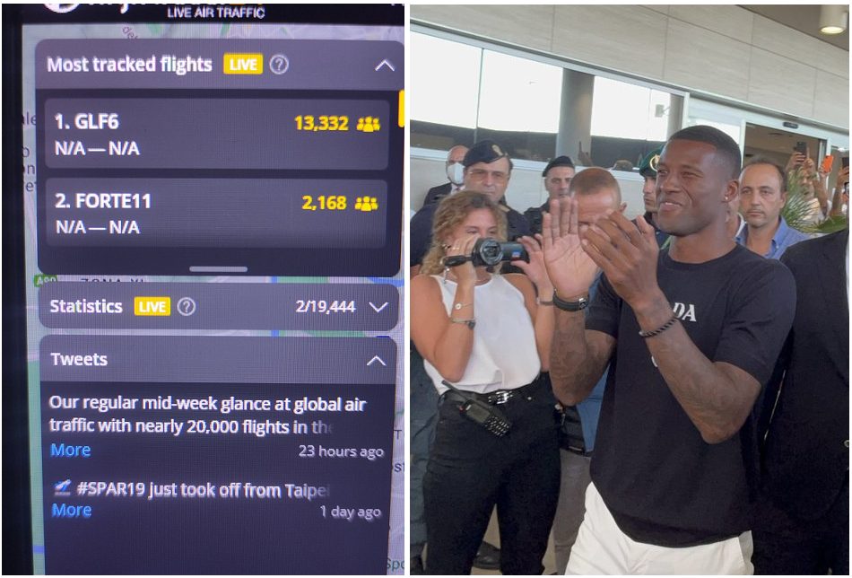 Il volo aereo di Wijnaldum da Parigi a Roma è una follia: in 13 mila lo ...