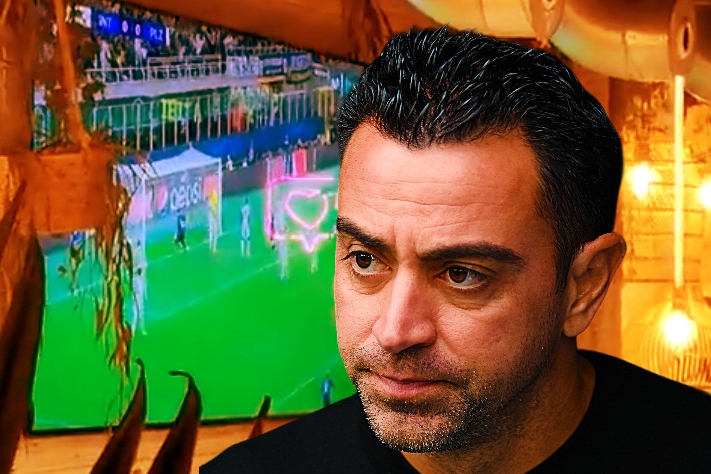 Xavi ha riunito il Barcellona davanti alla TV per vedere l'Inter ...