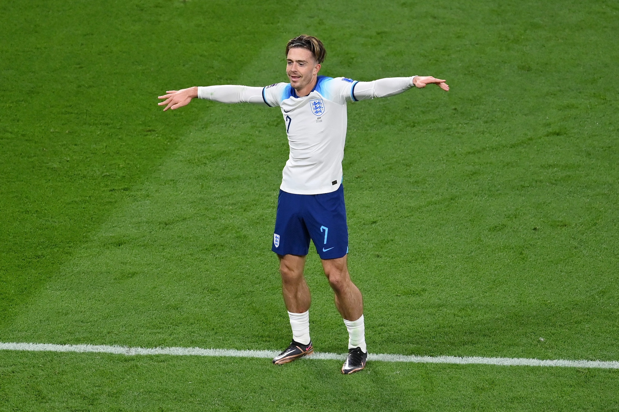 L'esultanza buffa di Grealish ai Mondiali: fa il "verme" a metà e ...