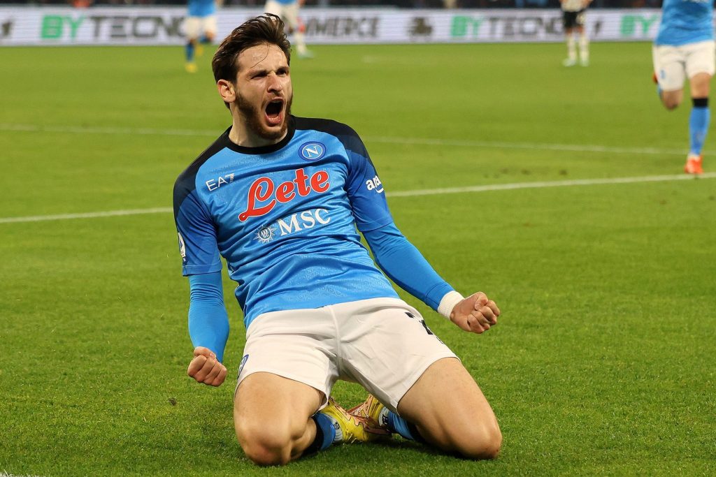 Kvaratskhelia è per la terza volta calciatore del mese in Serie A: mai ...