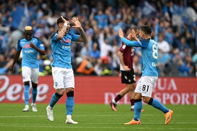 Quando vince lo Scudetto il Napoli dopo il pareggio con la Salernitana: cosa deve succedere