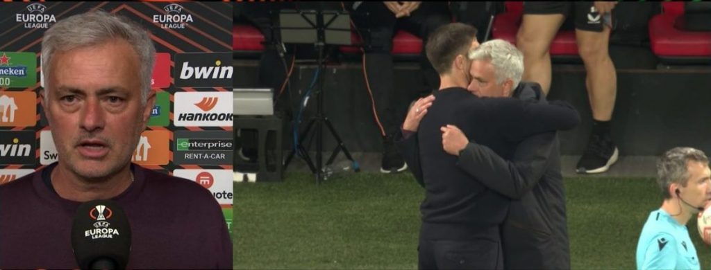 Roma in finale di Europa League, l'omaggio commosso di Mourinho: "È per ...