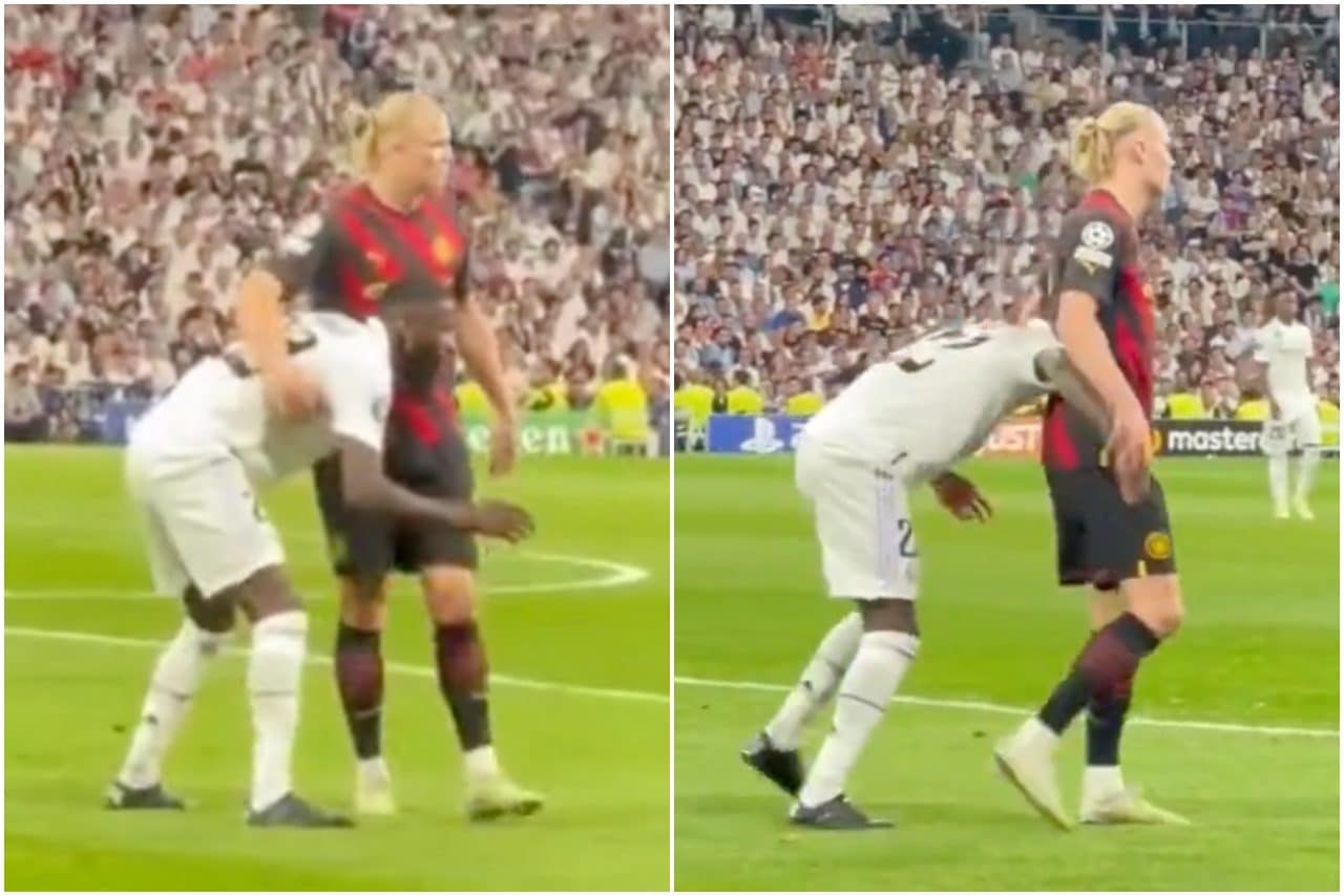 La marcatura aggressiva di Rudiger su Haaland: "Mai visto fare cose del ...