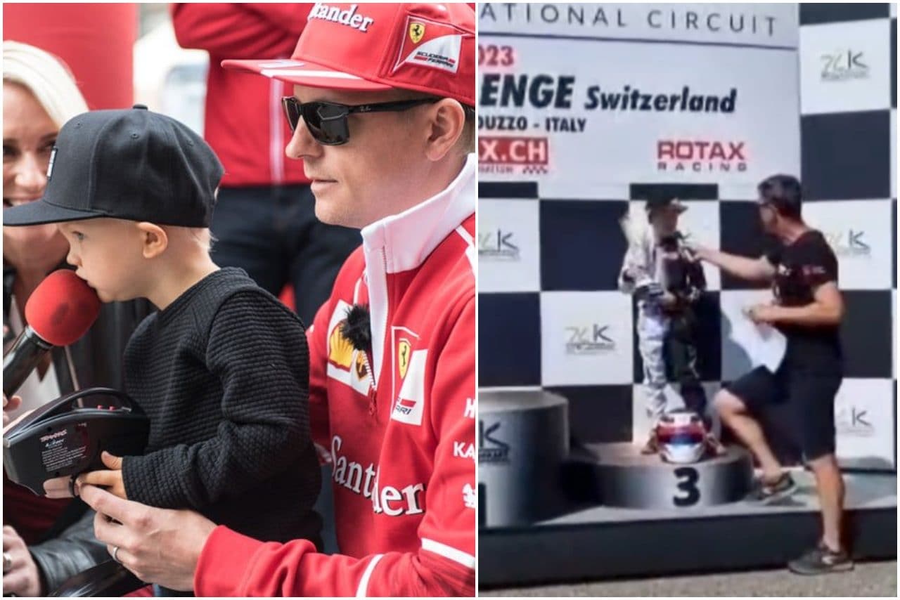 L'intervista al figlio di Raikkonen diventa virale: è impressionante ...