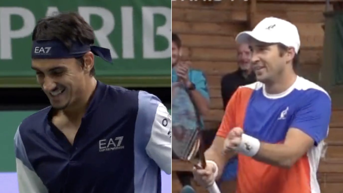 Sonego non molla e a Lajovic non resta che sorridere e applaudire ...