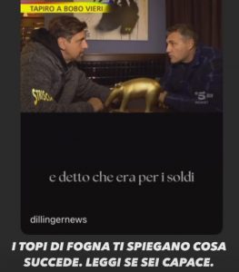 Il messaggio di Fabrizio Corona a Bobo Vieri, la faida prosegue: "Leggi ...