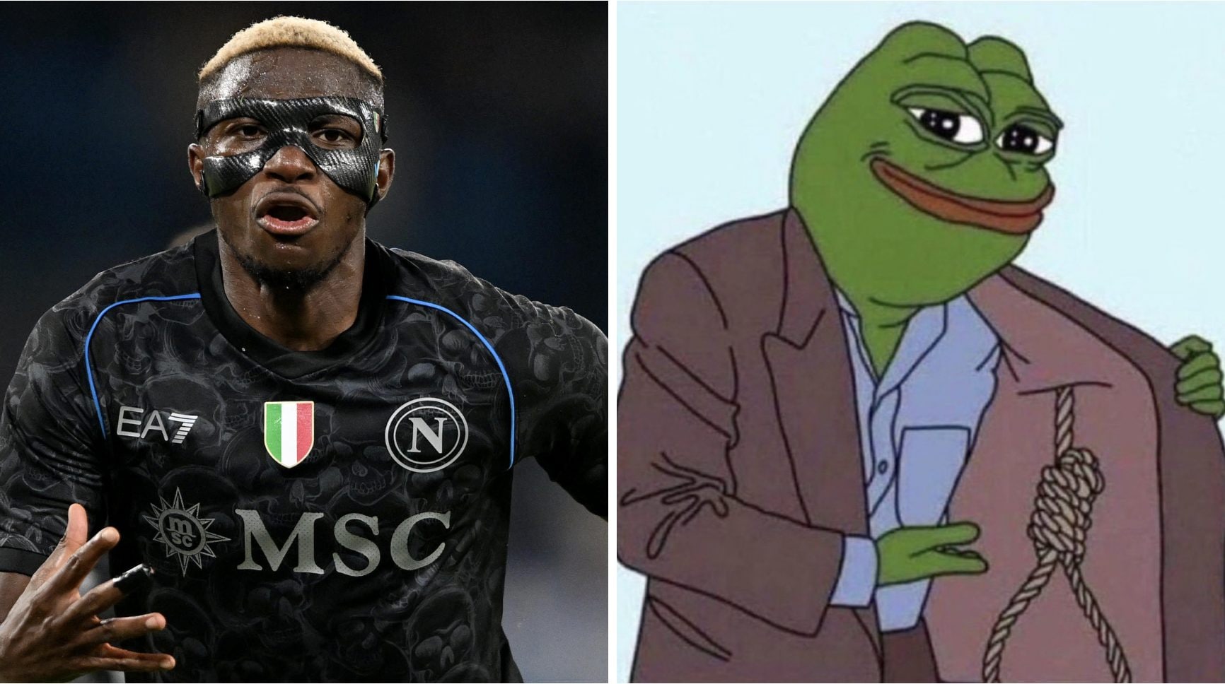 Osimhen risponde a un tifoso con un meme che istiga al suicidio ...