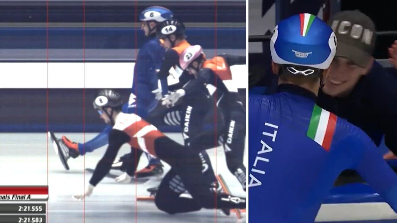 Sighel fa la storia dello short track europeo, impresa da leggenda: 3° oro ai campionati di Danzica