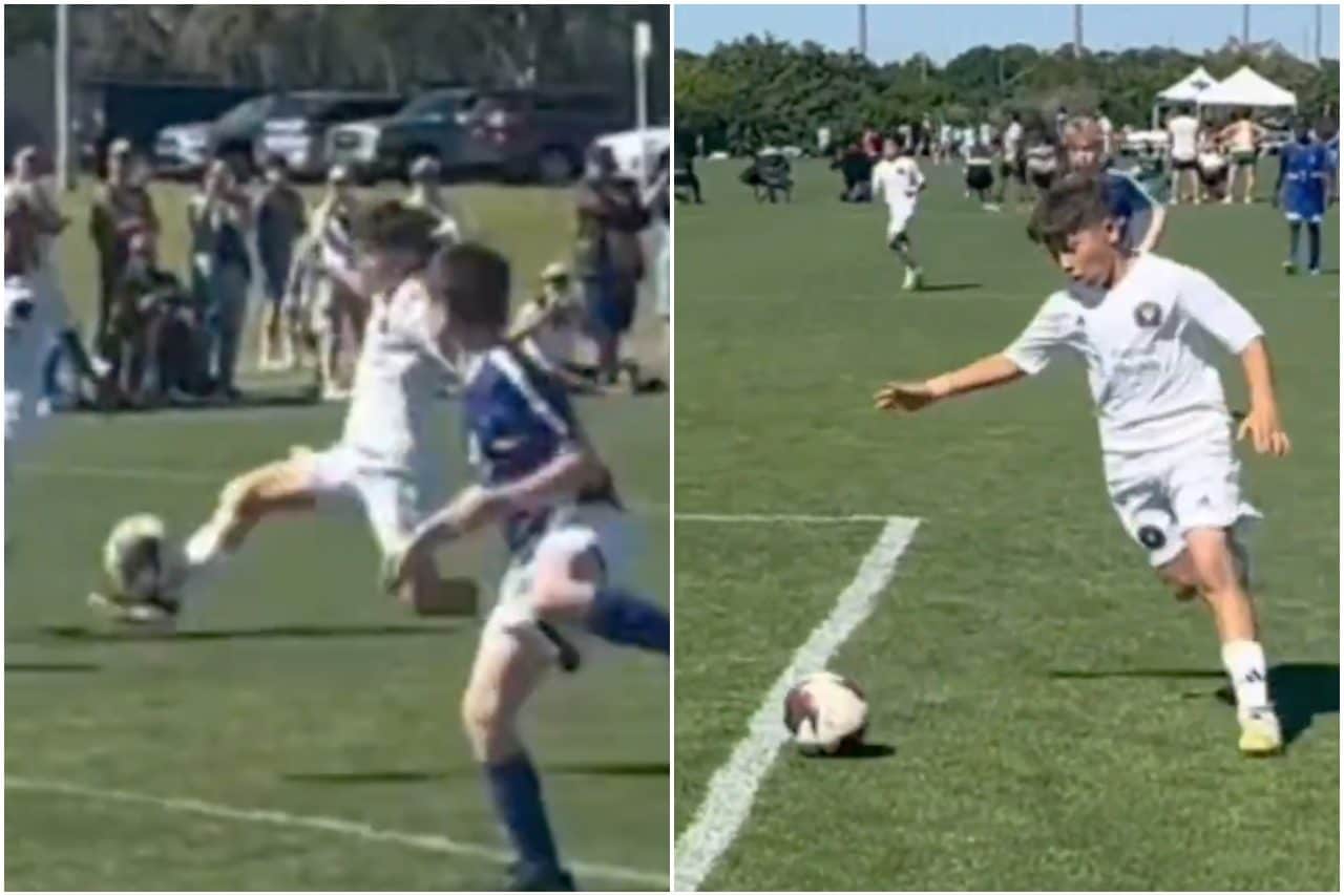 Thiago Messi pennella per Benjamin Suarez: sono figli delle stelle ...