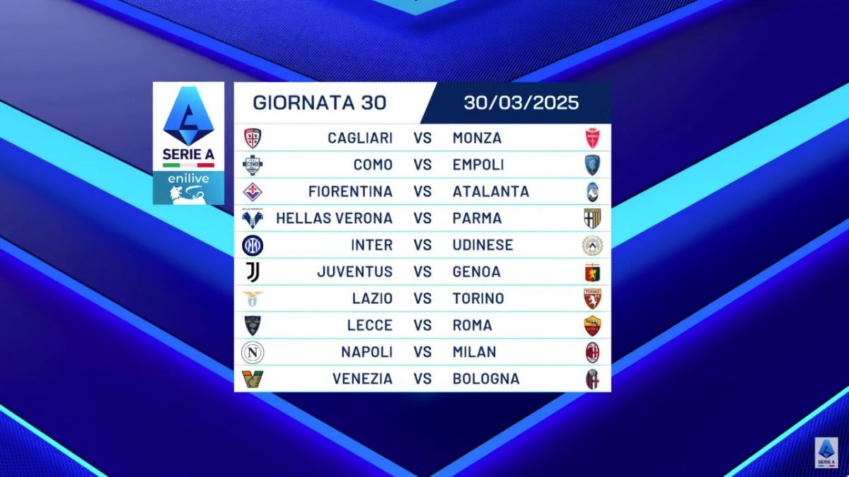 Serie A 2024-25, il sorteggio del calendario: derby Inter-Milan e Juve-Napoli alla 5ª giornata ...