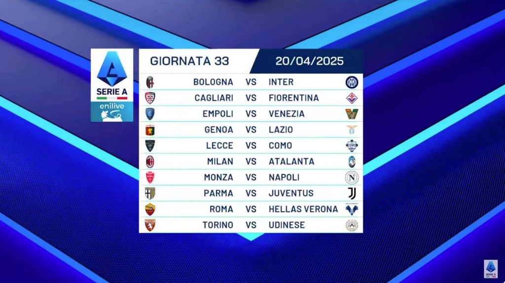 Serie A 2024-25, il sorteggio del calendario: derby Inter-Milan e Juve-Napoli alla 5ª giornata ...
