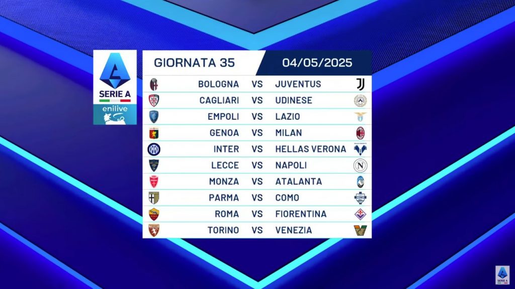 Serie A 2024-25, il sorteggio del calendario: derby Inter-Milan e Juve-Napoli alla 5ª giornata ...