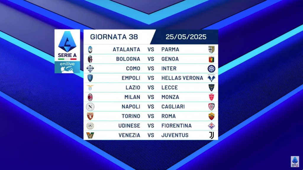 Serie A 2024-25, il sorteggio del calendario: derby Inter-Milan e Juve-Napoli alla 5ª giornata ...