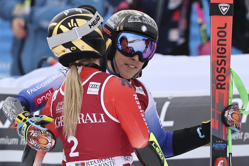 Federica Brignone perde la Coppa di Super G: impresa irreale di Gut-Behrami, male Sofia Goggia