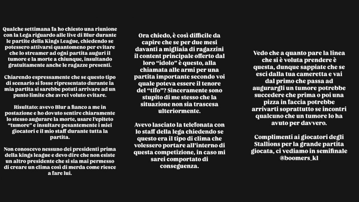 Fedez inorridito da Blur, ha sentito cose abominevoli alla Kings League ...