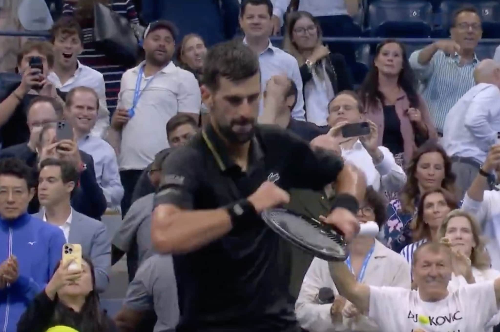 Djokovic improvvisa un ballo dopo la vittoria agli US Open: "Mia figlia mi darà un voto domani"
