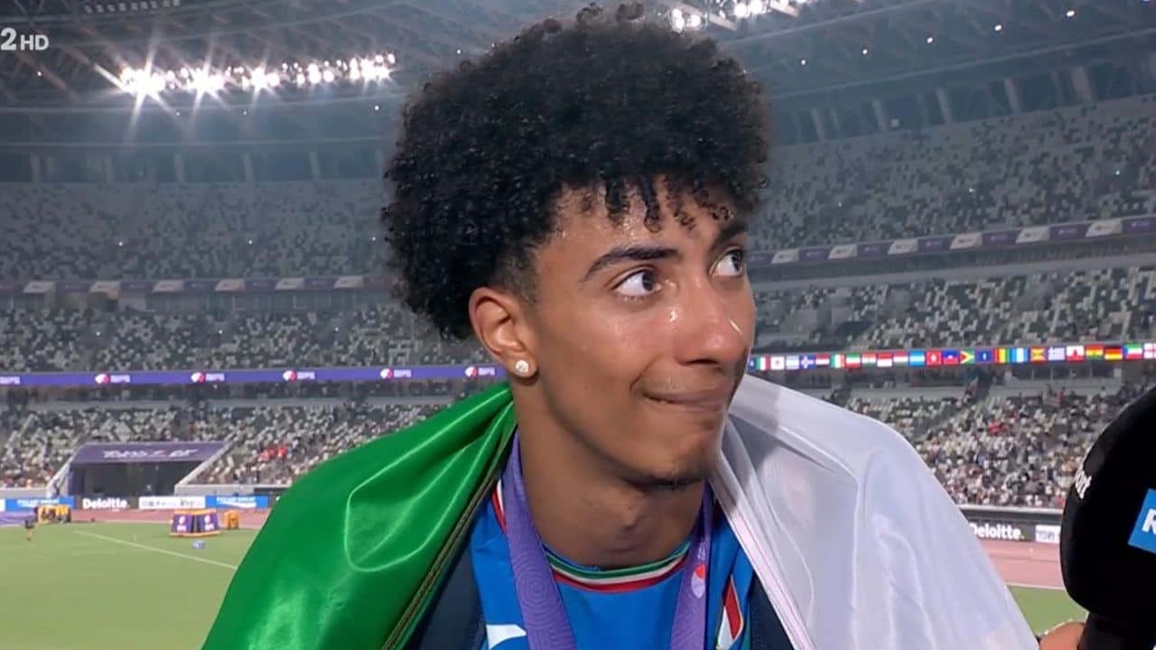 Furlani in lacrime in diretta dopo l'oro ai Mondiali: "Lo devo a me ...