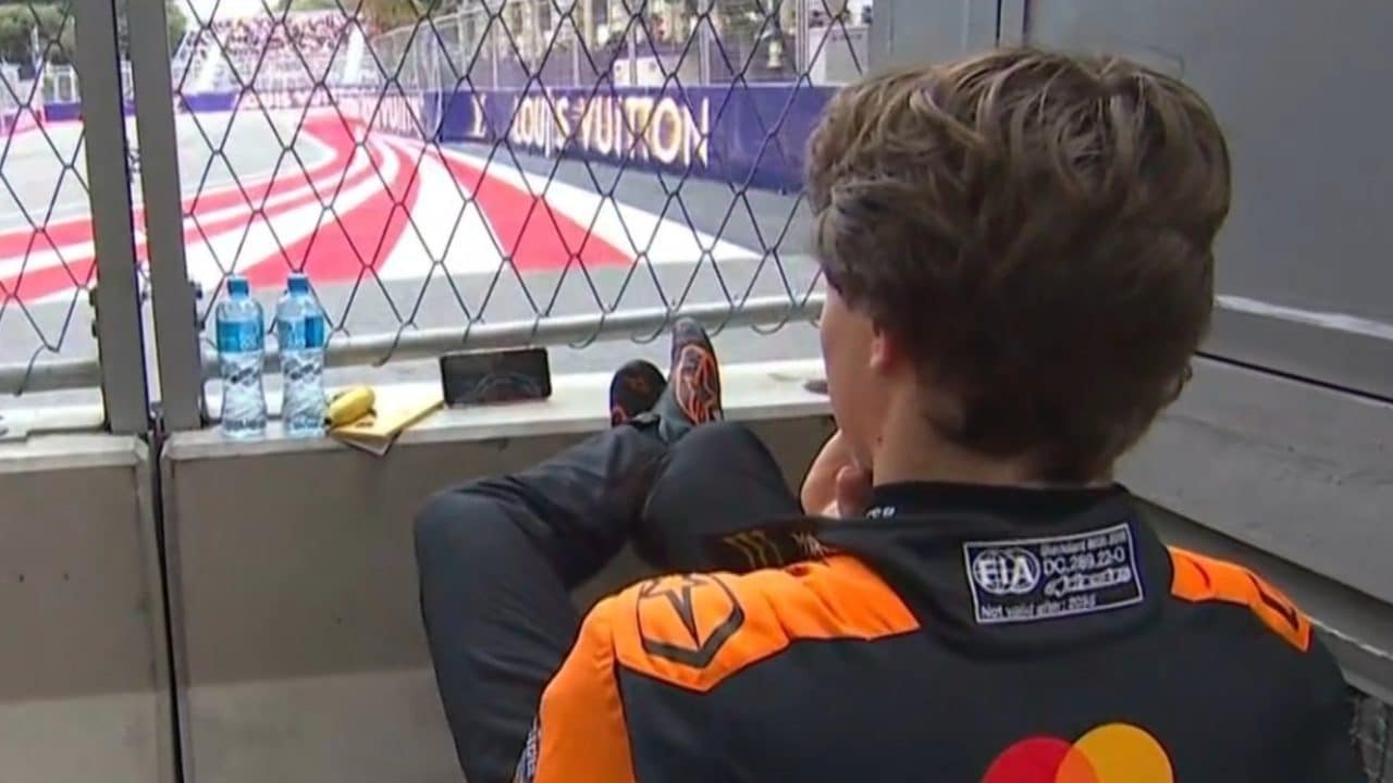 La mesta immagine di Oscar Piastri: a un passo dal circuito guarda il ...