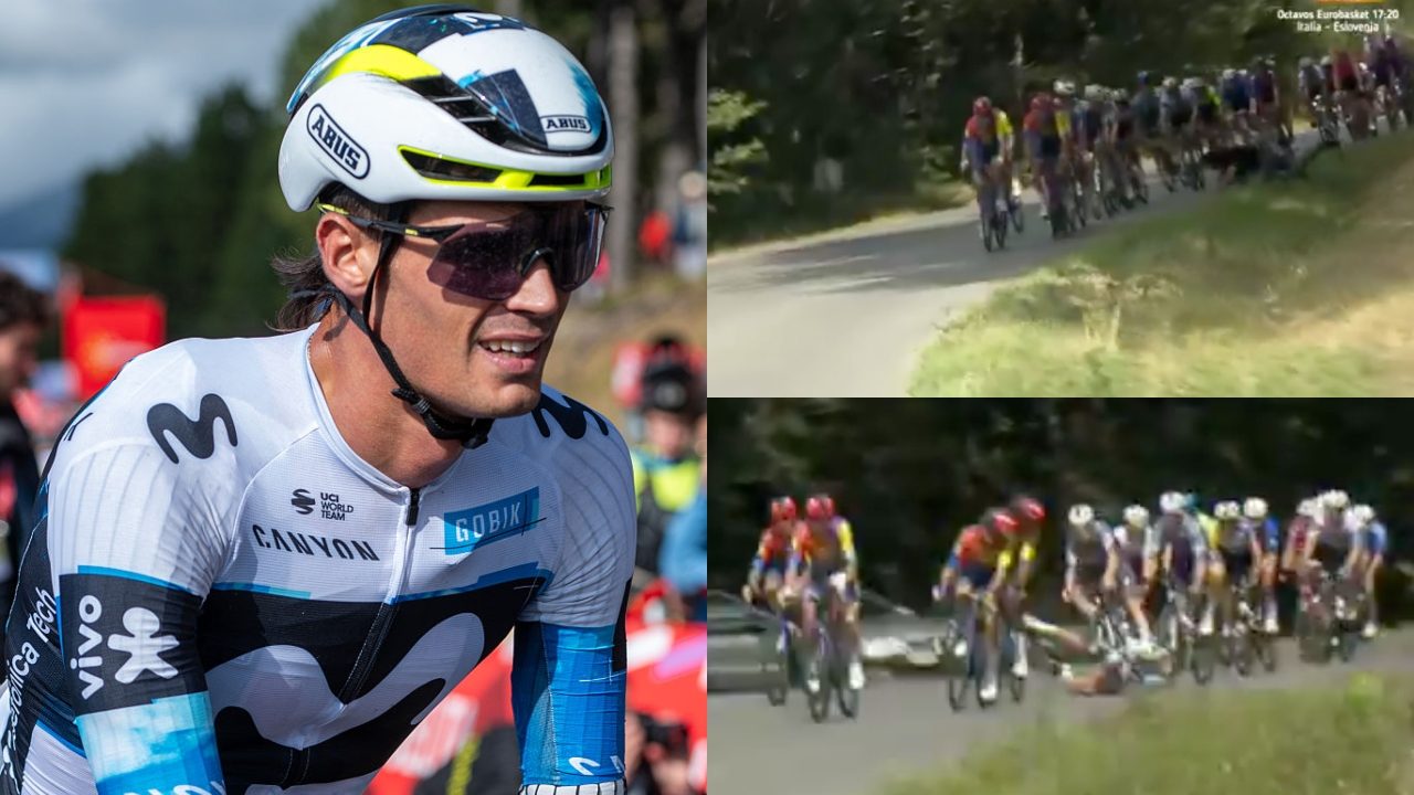 La rabbia di Romo, fuori dalla Vuelta per l'incidente causato da un ...