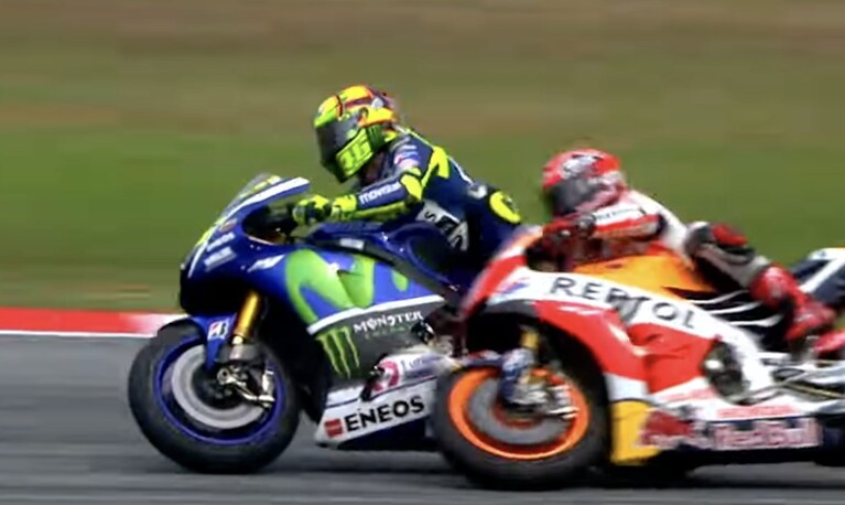 Valentino Rossi contro Marc Marquez a Sepang, il video inedito dopo 10 ...