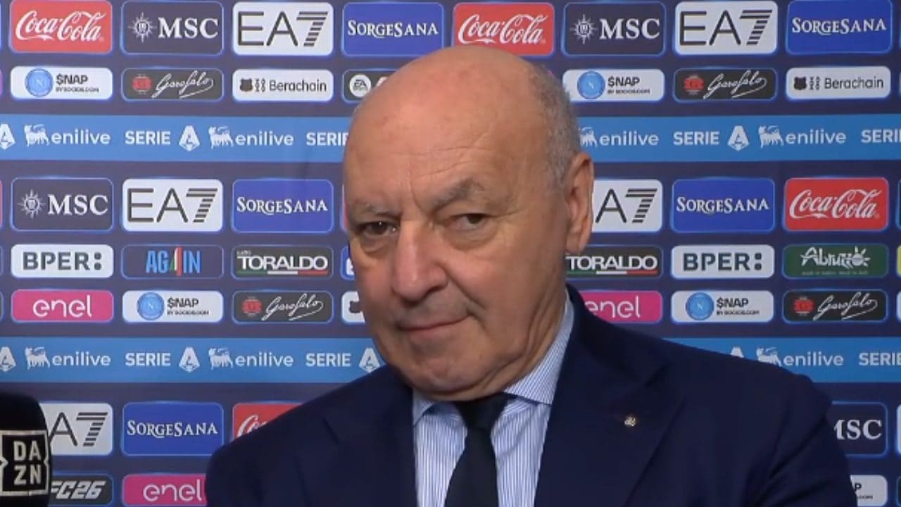 Marotta interviene in diretta dopo Napoli-Inter: "Vorrei chiarezza e ...