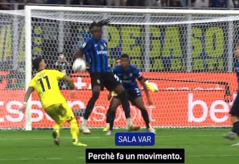 Open VAR, svelato l'audio di Doveri sul fallo di mano di Ricci in Milan ...