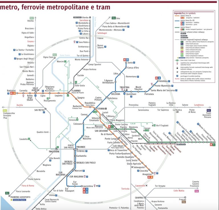 Metro di Roma: mappa, orari 2024, costo dei biglietti e fermate di ...