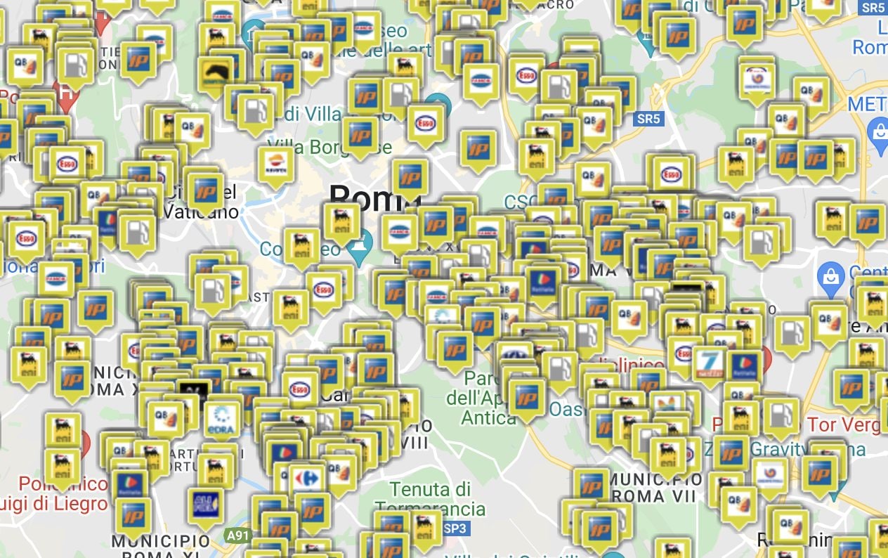 Quanto costa la benzina a Roma e nel Lazio: i prezzi aggiornati dei ...