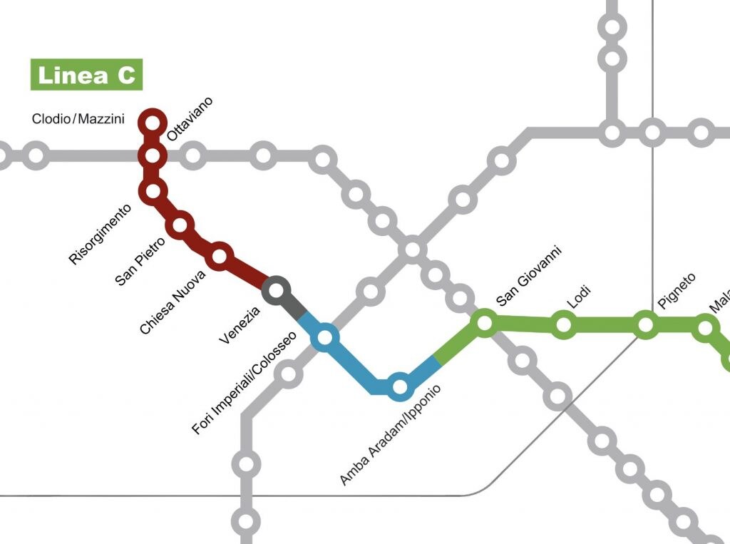 Gualtieri e Salvini al cantiere Metro C Colosseo: "Apre a febbraio 2025 ...