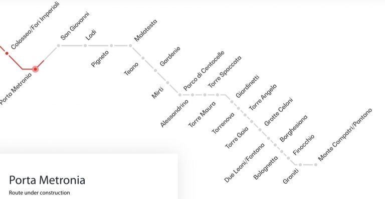 Le nuove stazioni della Metro C Colosseo e Porta Metronia, obiettivo ...