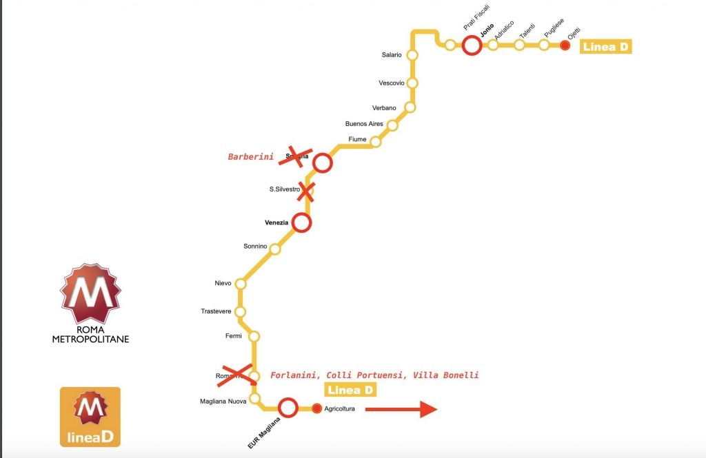 Come sarà la nuova metro D di Roma: la mappa delle fermate e quando ...