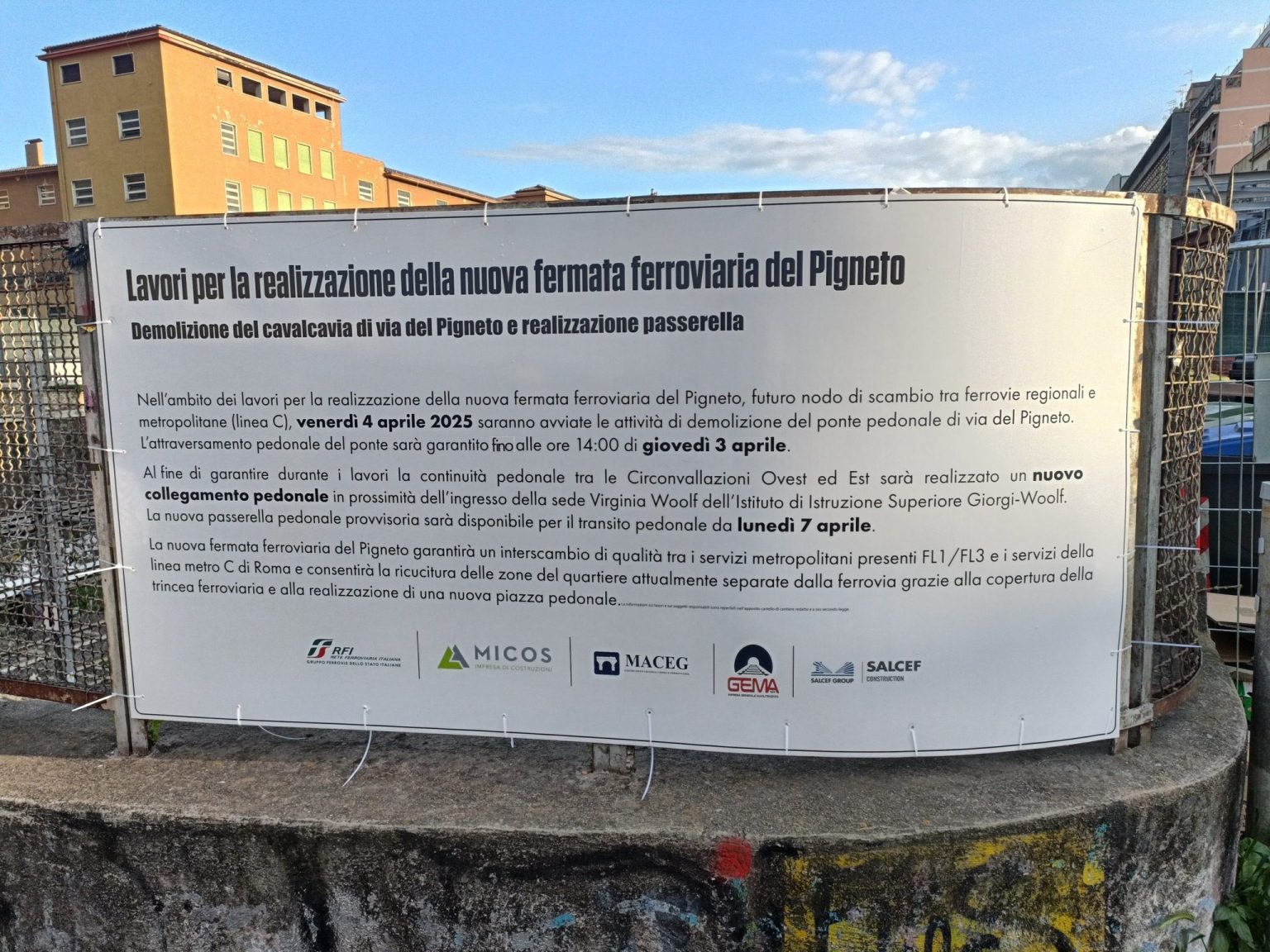 Il Pigneto dice addio al "ponticello" con un ultimo selfie: verrà ...