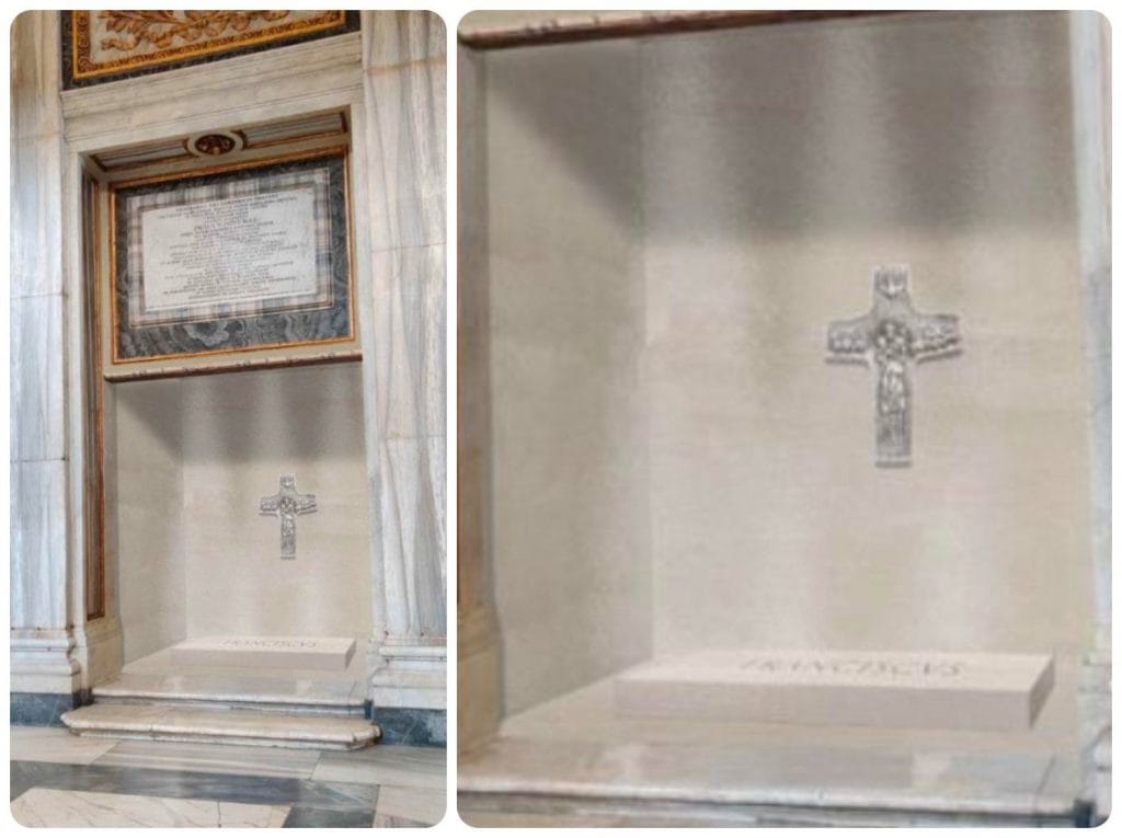 Com'è fatta la tomba di Papa Francesco e cosa c'è dentro: il loculo in marmo e la scritta ...